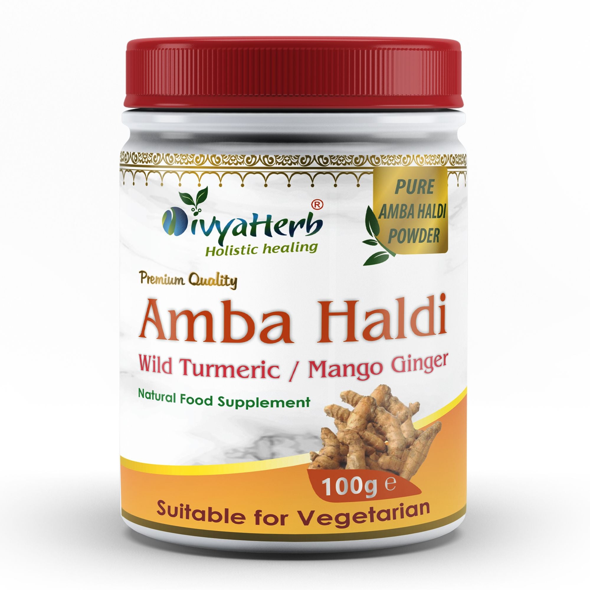 Amba Haldi (Curcuma Amada) Powder – DivyaHerb - Divya Herb Store