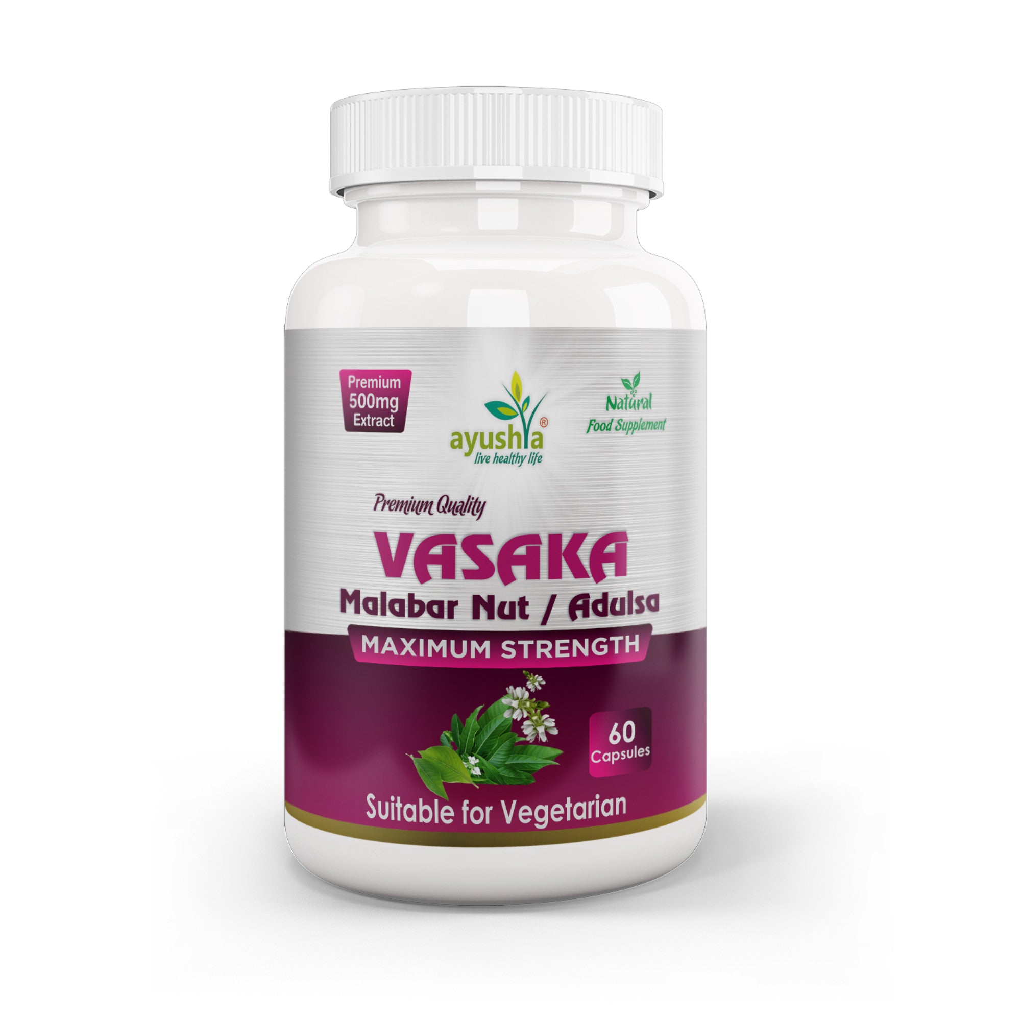 Ayushya Vasaka Capsules - Respiratory Comfort Support